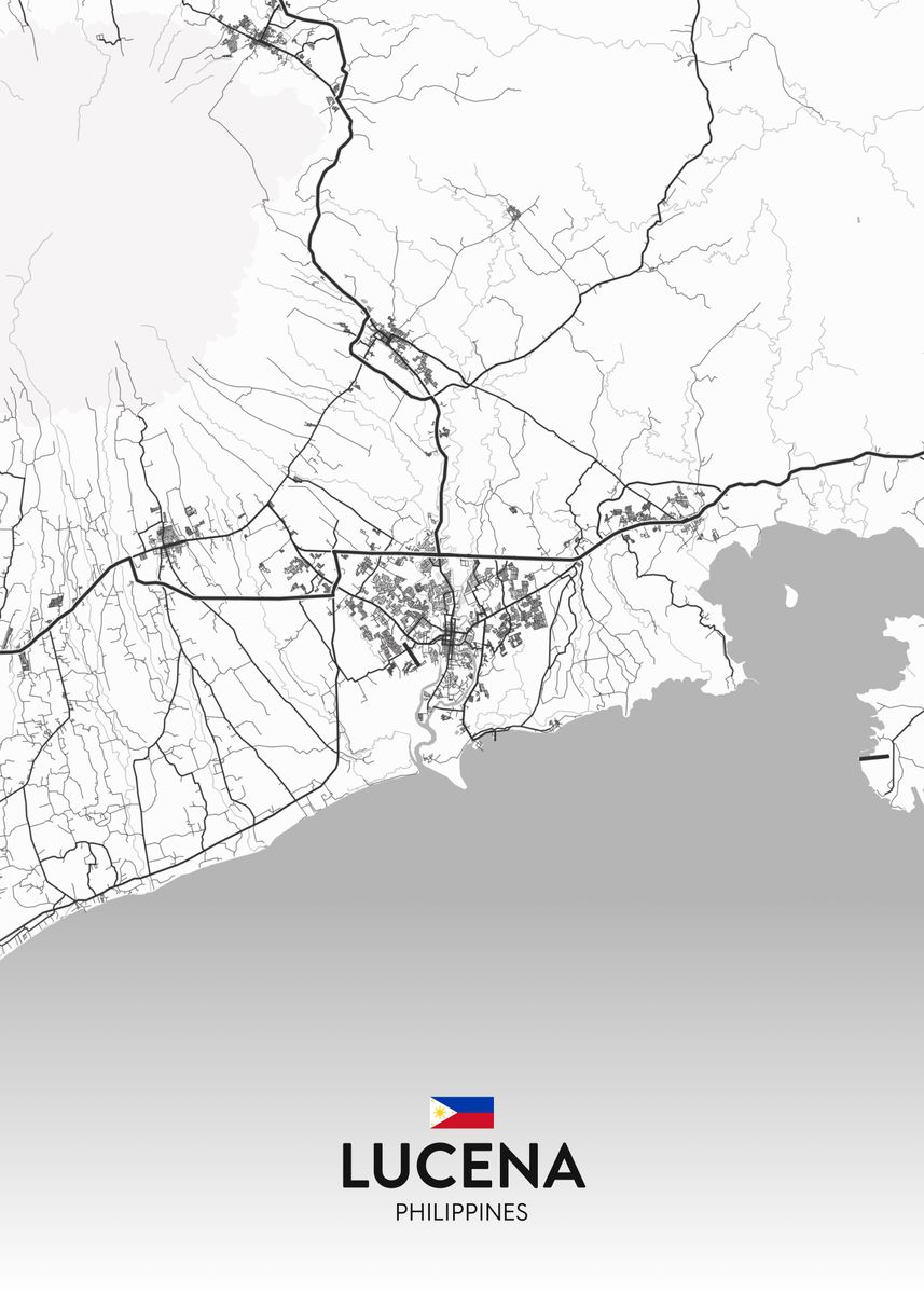 'Lucena PH' Poster, picture, metal print, paint by IMR Designs | Displate