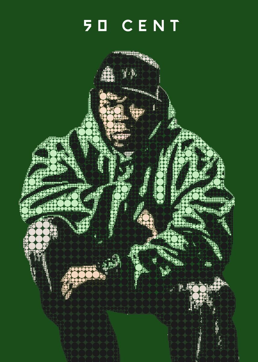'50 cent' Poster, picture, metal print, paint by Bestselling cool ...