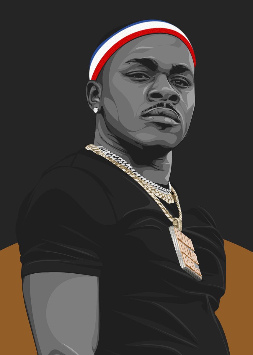 'Dababy' Poster by Mark Andrew Sabas | Displate