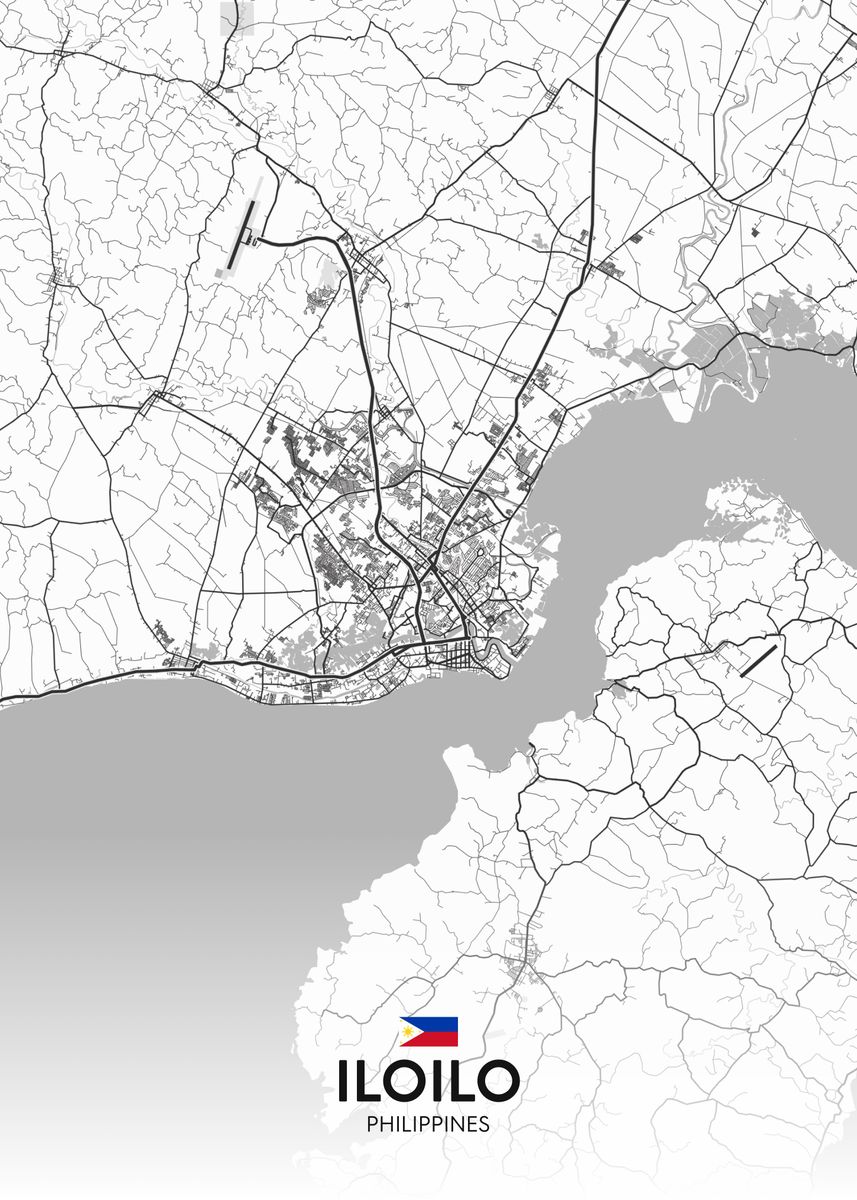 'Iloilo PH' Poster, picture, metal print, paint by IMR Designs | Displate