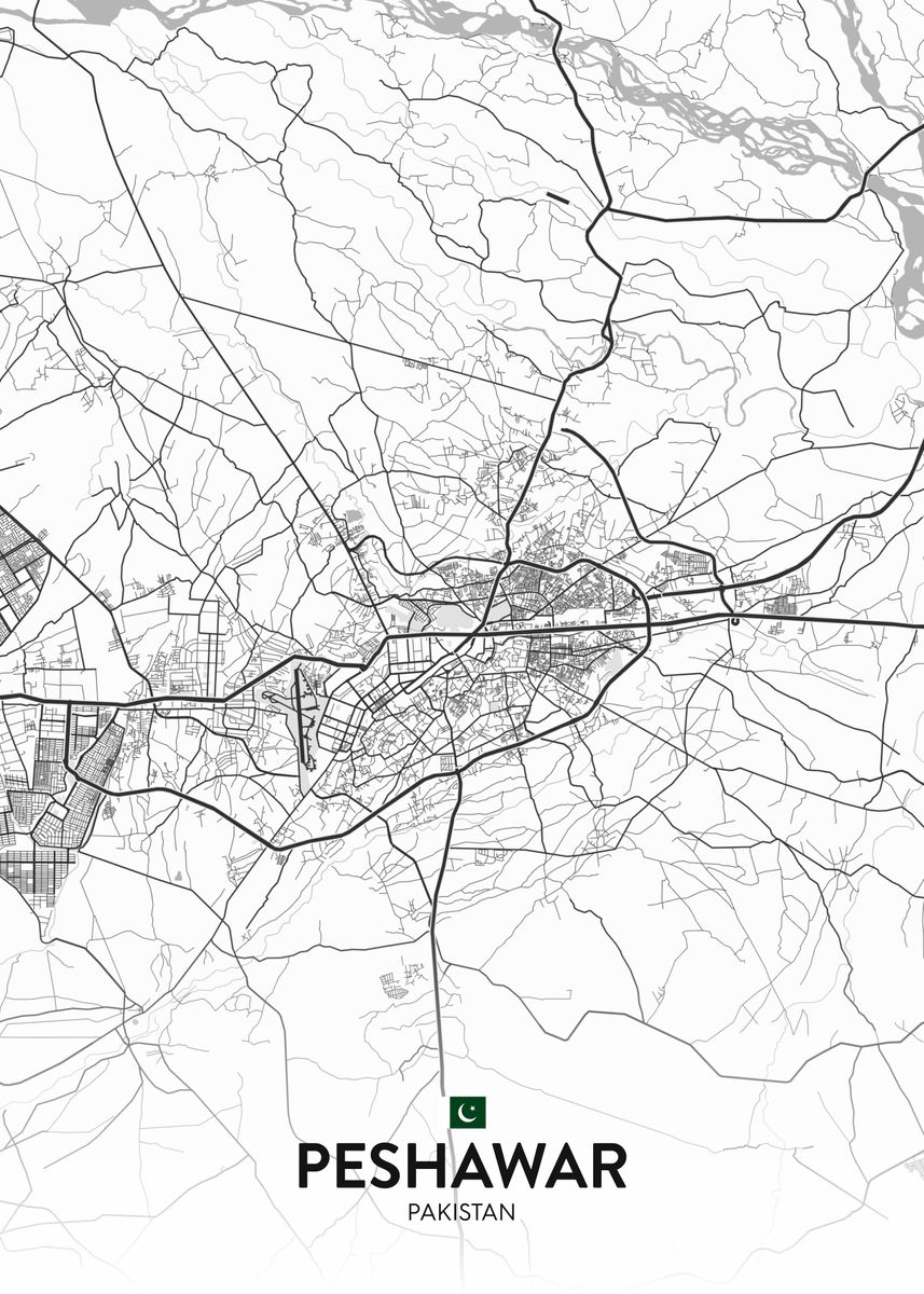 'Peshawar PK' Poster by IMR Designs | Displate