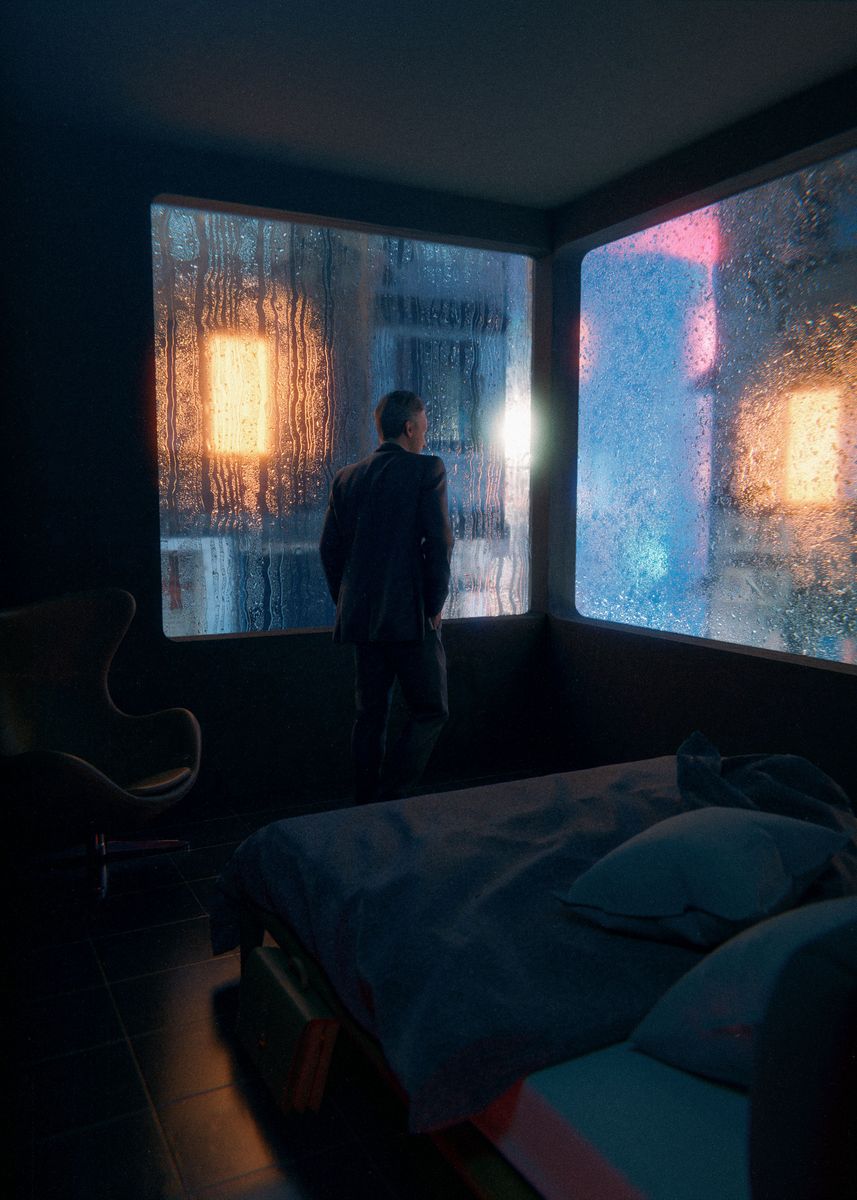 'SLEEPLESS NIGHTS' Poster, picture, metal print, paint by Austin Poon | Displate