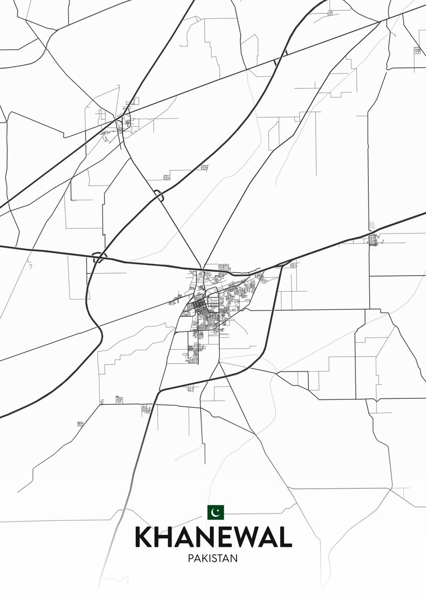 'Khanewal PK' Poster by IMR Designs | Displate