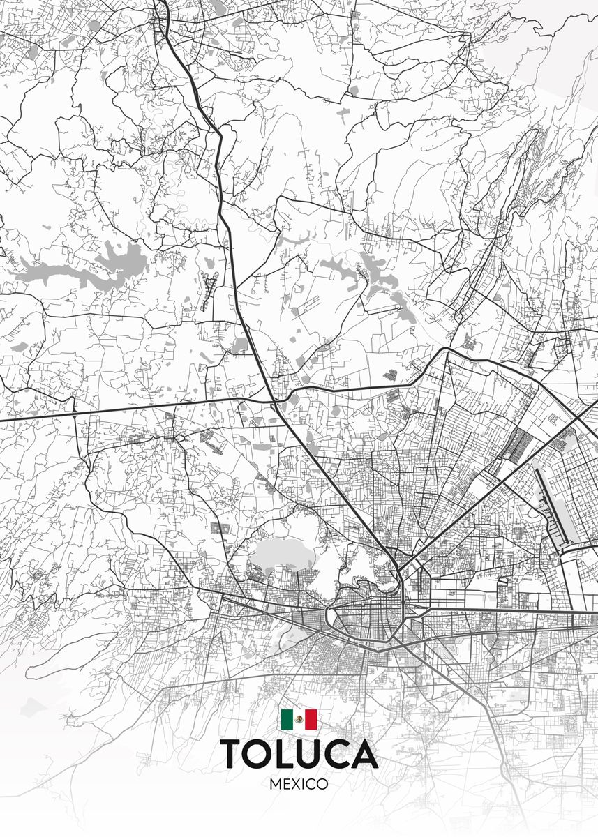 'Toluca MX' Poster, picture, metal print, paint by IMR Designs | Displate