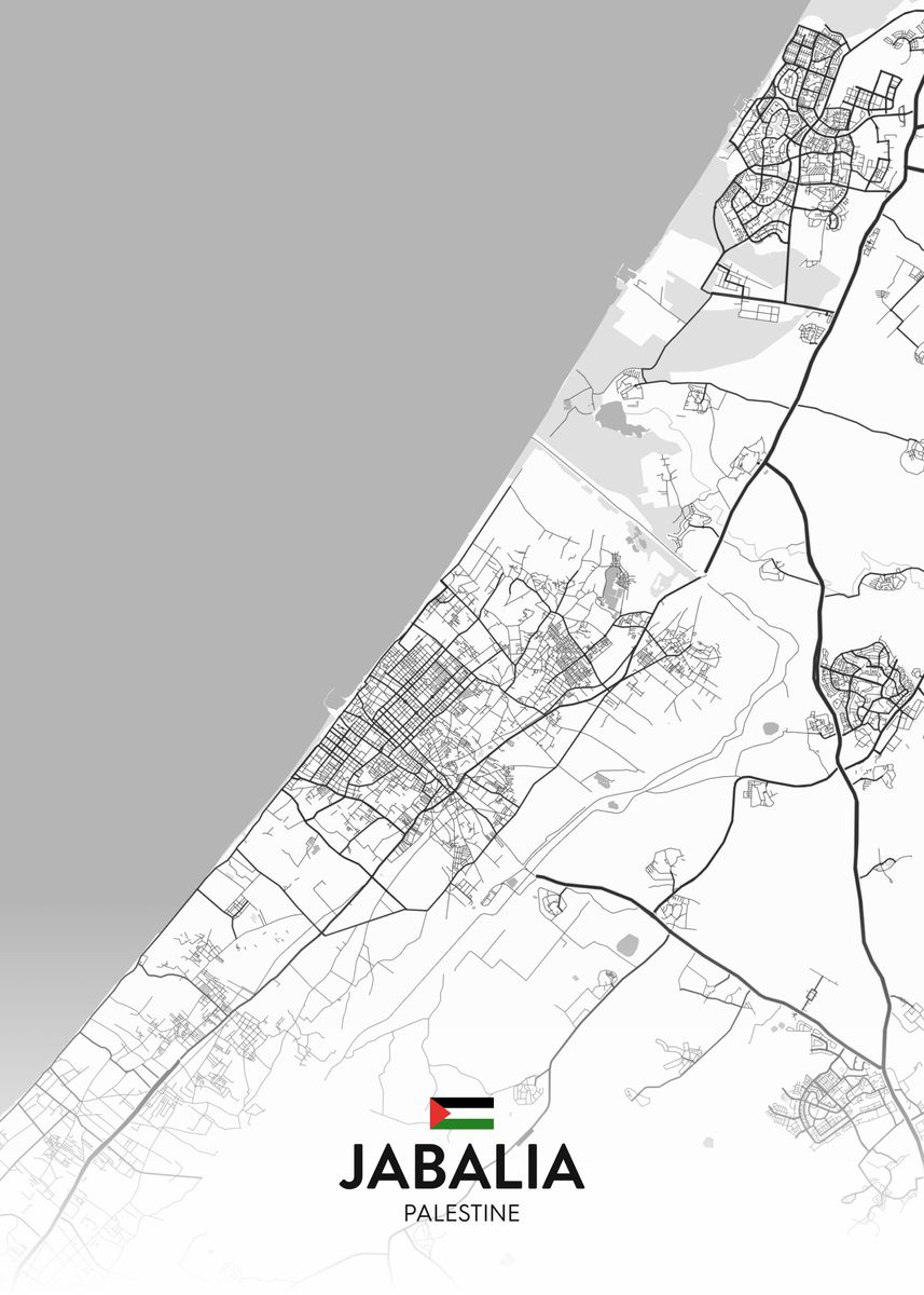 'Jabalia PS' Poster by IMR Designs | Displate