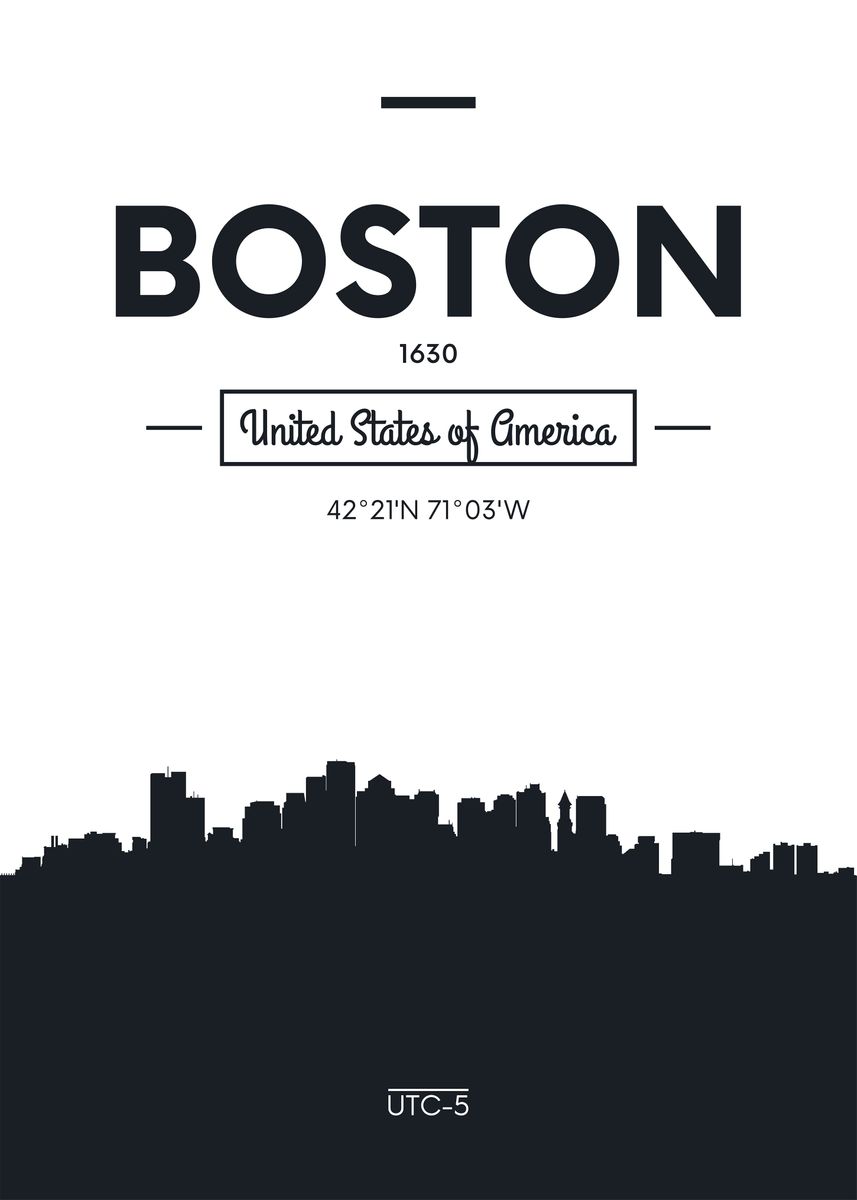'Boston' Poster, picture, metal print, paint by Conceptual Photography ...