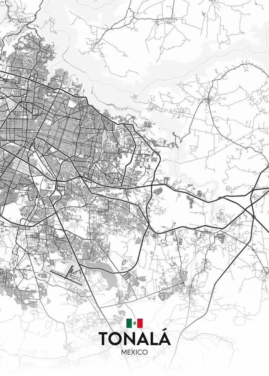 'Tonala MX' Poster, picture, metal print, paint by IMR Designs | Displate