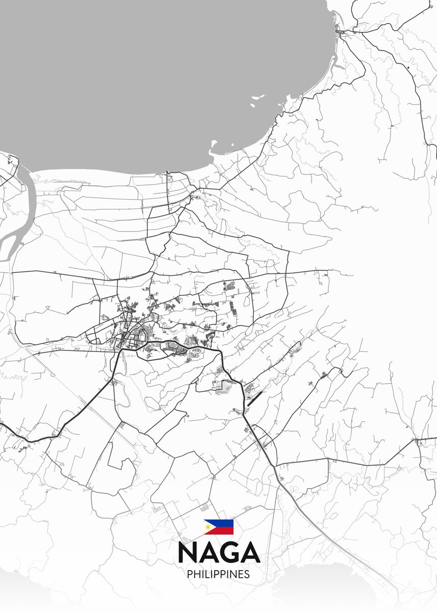 'Naga PH' Poster, picture, metal print, paint by IMR Designs | Displate