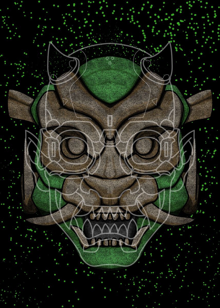 'Octane Jade Tiger' Poster, picture, metal print, paint by Diaryzdotama ...