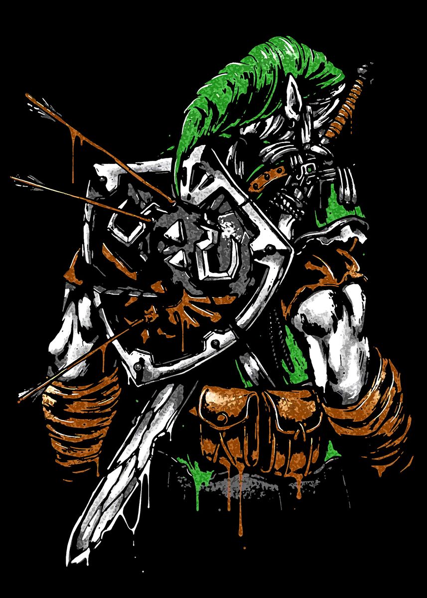 'The Legend of Zelda' Poster, picture, metal print, paint by Anime ...
