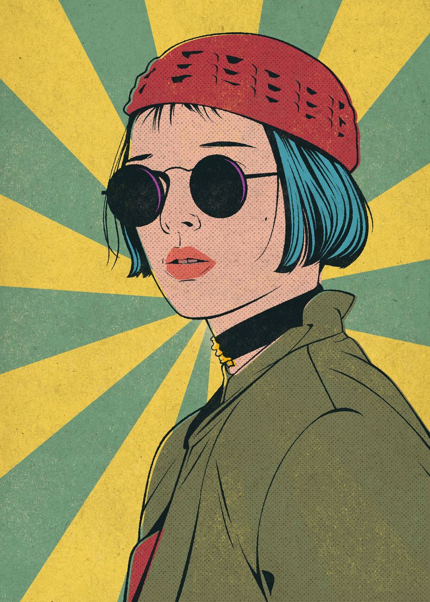 'Mathilda Vintage Comic' Poster by Firman Syah | Displate