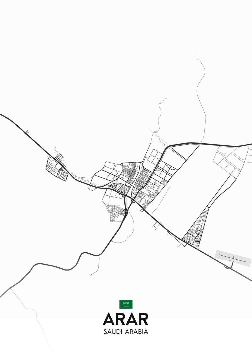 'Arar SA' Poster, picture, metal print, paint by IMR Designs | Displate