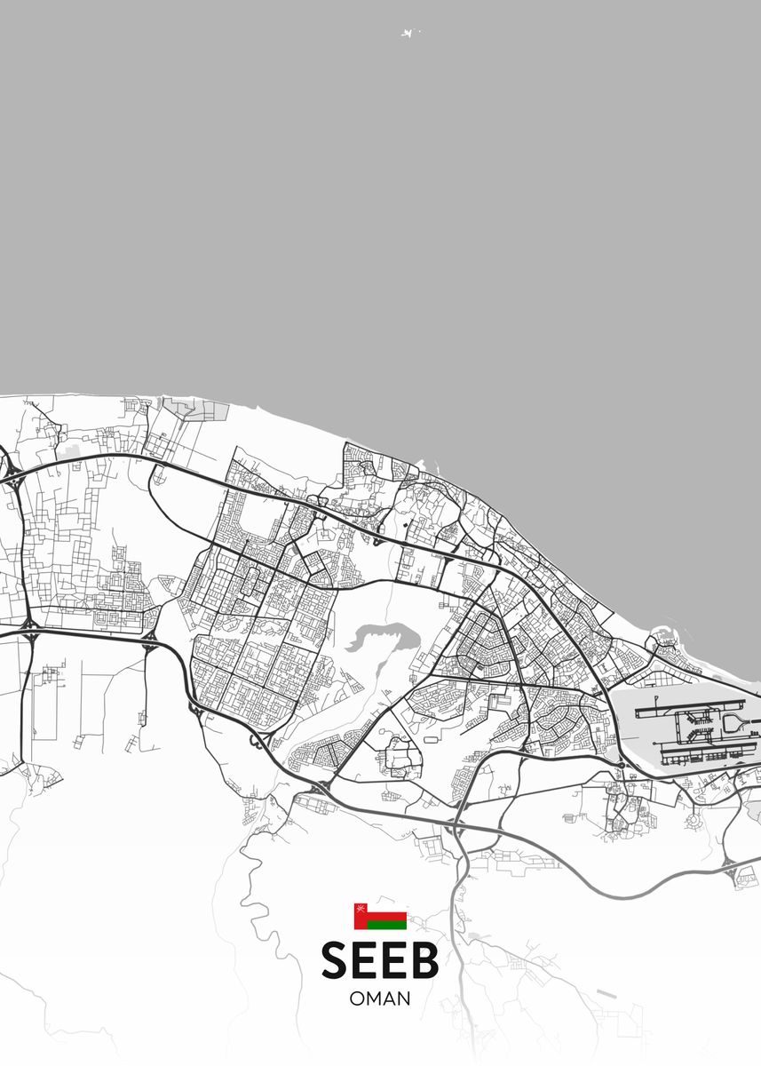 'Seeb OM' Poster, picture, metal print, paint by IMR Designs | Displate