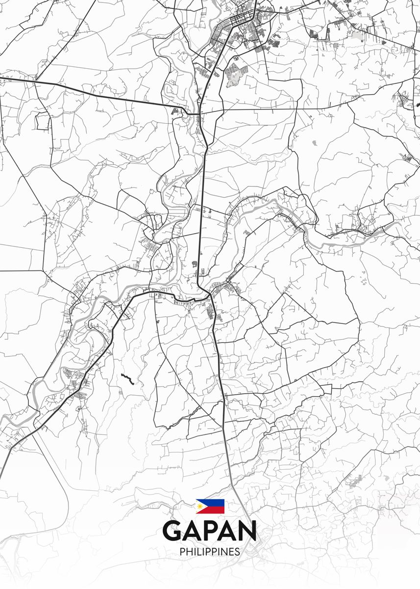 'Gapan PH' Poster, picture, metal print, paint by IMR Designs | Displate