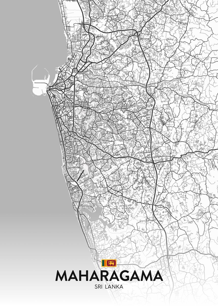 'Maharagama LK' Poster by IMR Designs | Displate