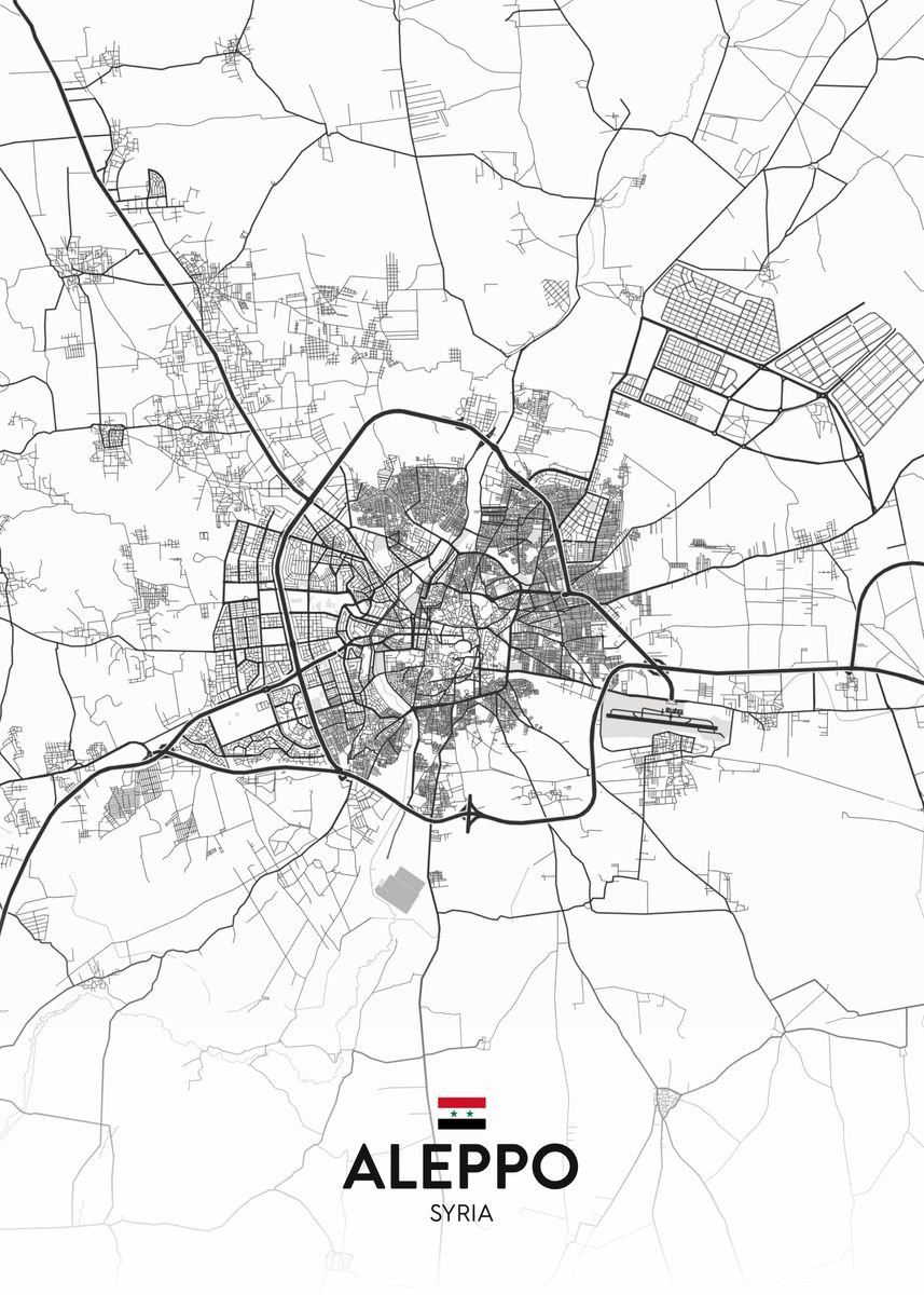 'Aleppo SY' Poster by IMR Designs | Displate