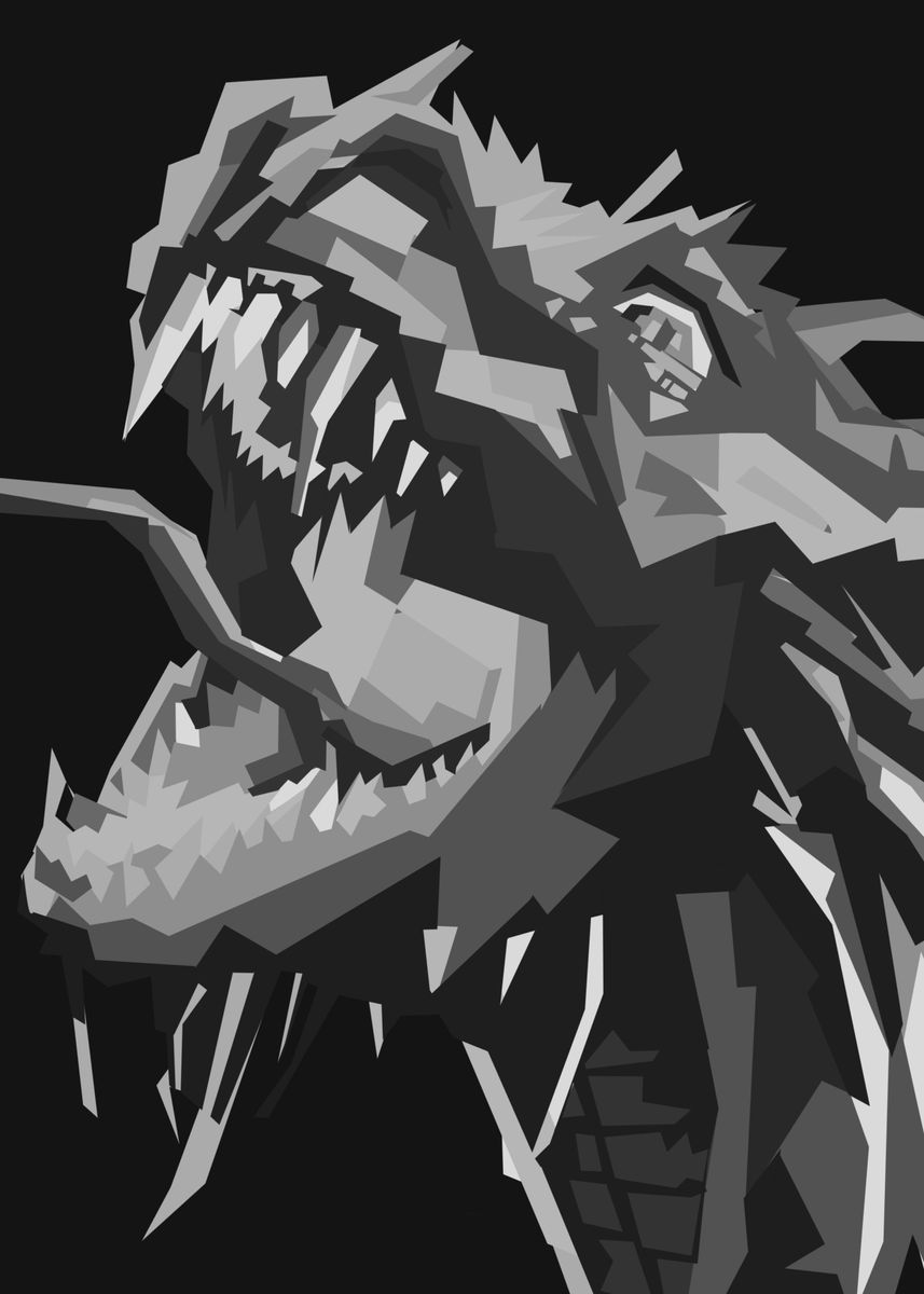 'the word dragon' Poster, picture, metal print, paint by Mshel Tyan ...