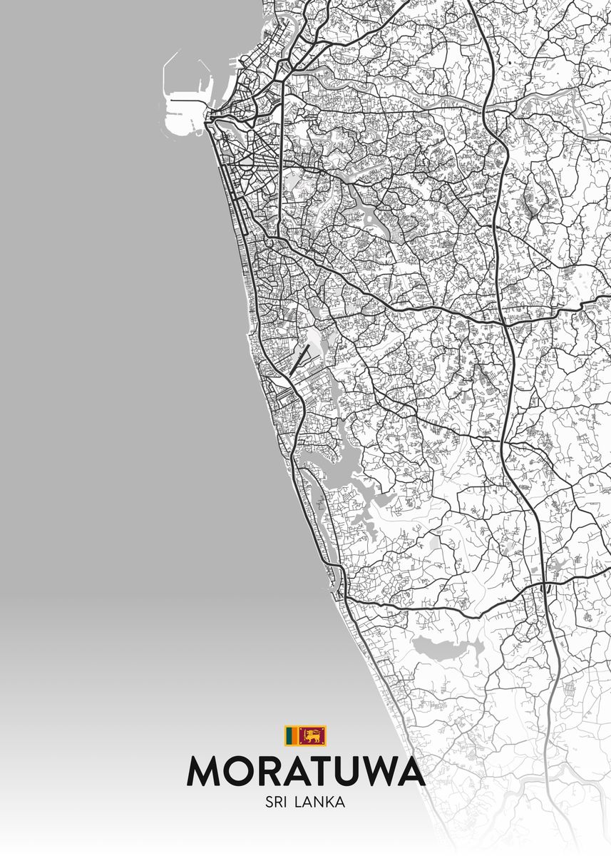 'Moratuwa LK' Poster, picture, metal print, paint by IMR Designs | Displate