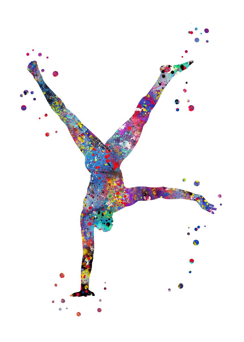 'Gymnasic balance' Poster by RosaliasArt | Displate