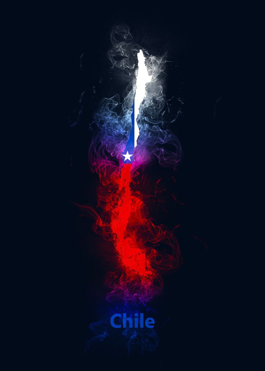 'Chile ' Poster by The Bright Art | Displate