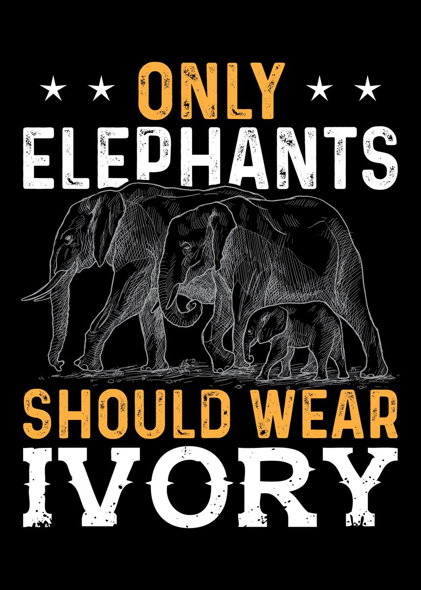 'Elephant Animal Welfare' Poster by Christian Mueller | Displate