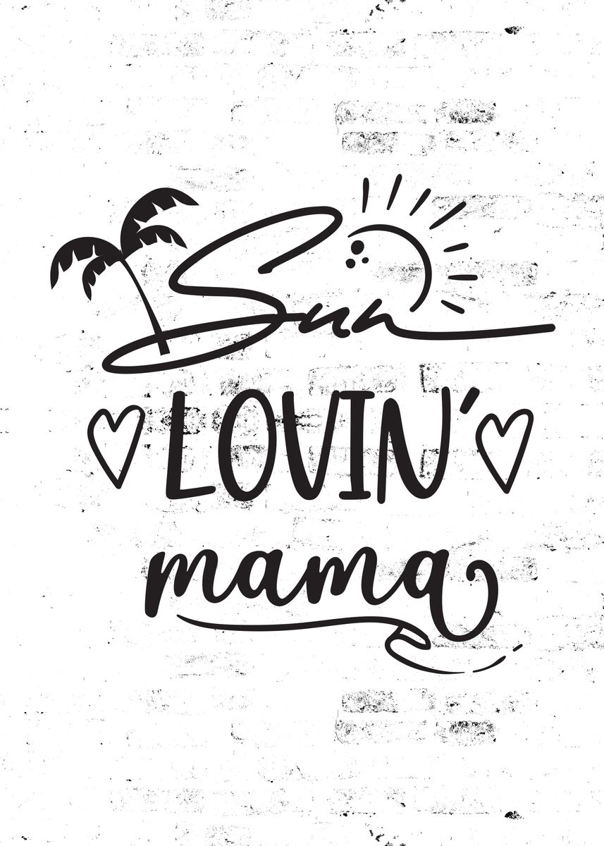 'Sun Mama Wall Art' Poster, picture, metal print, paint by ...