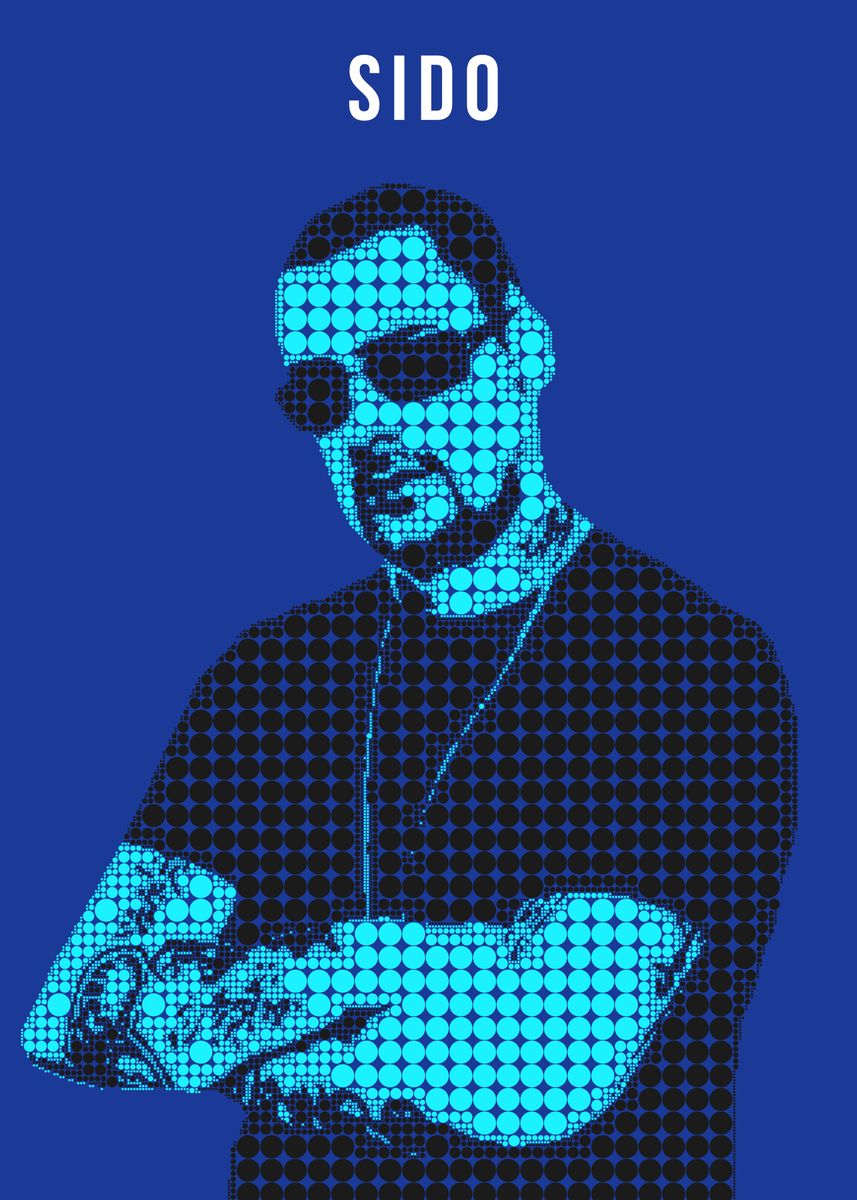 'sido' Poster, picture, metal print, paint by Bestselling Displate ...