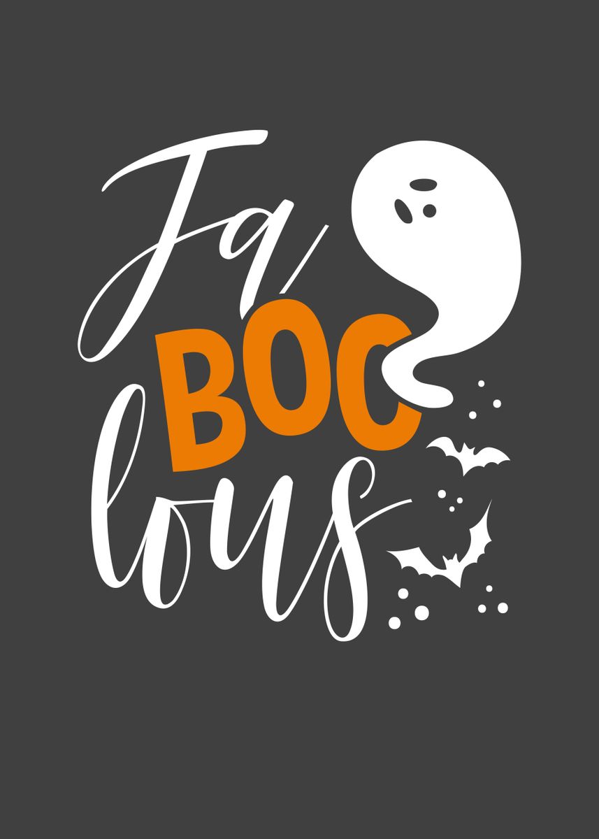 'Ja Boo' Poster, picture, metal print, paint by BeMi | Displate