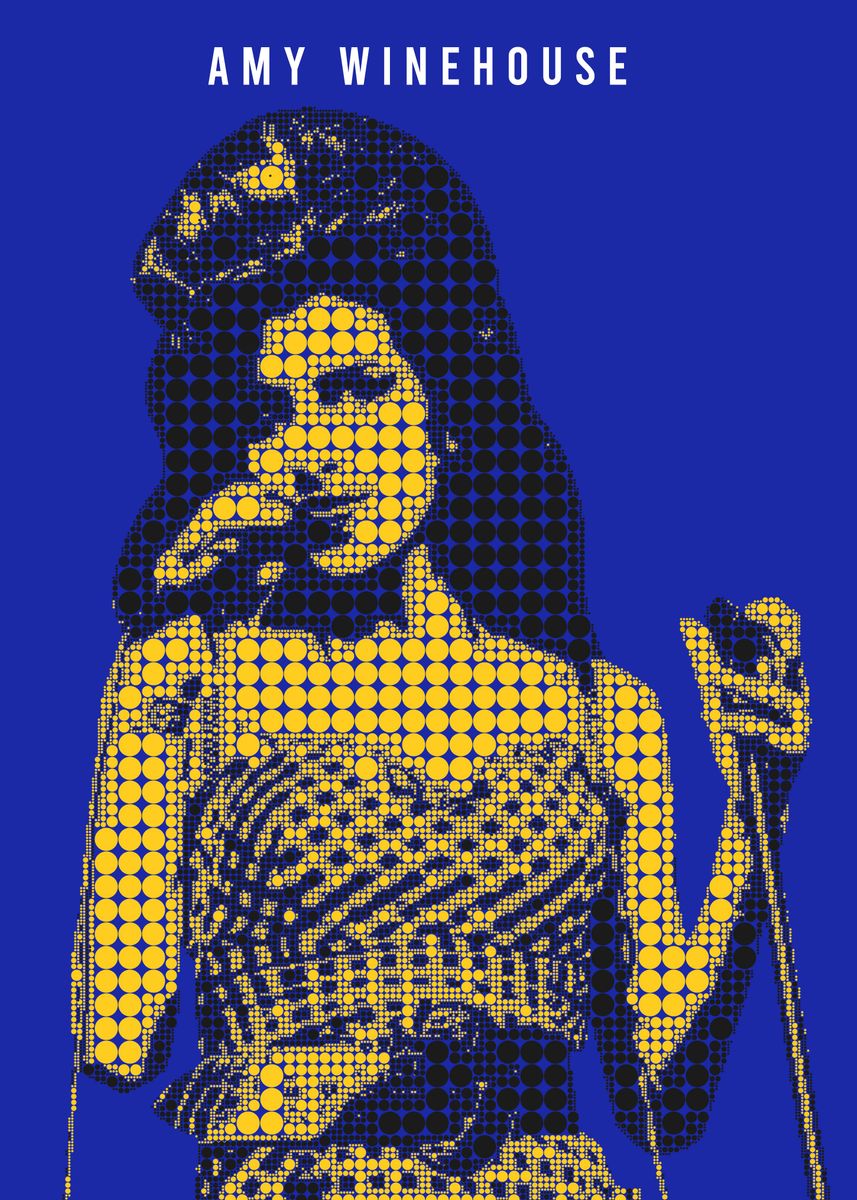'Amy Winehouse' Poster by Bestselling Music Posters | Displate