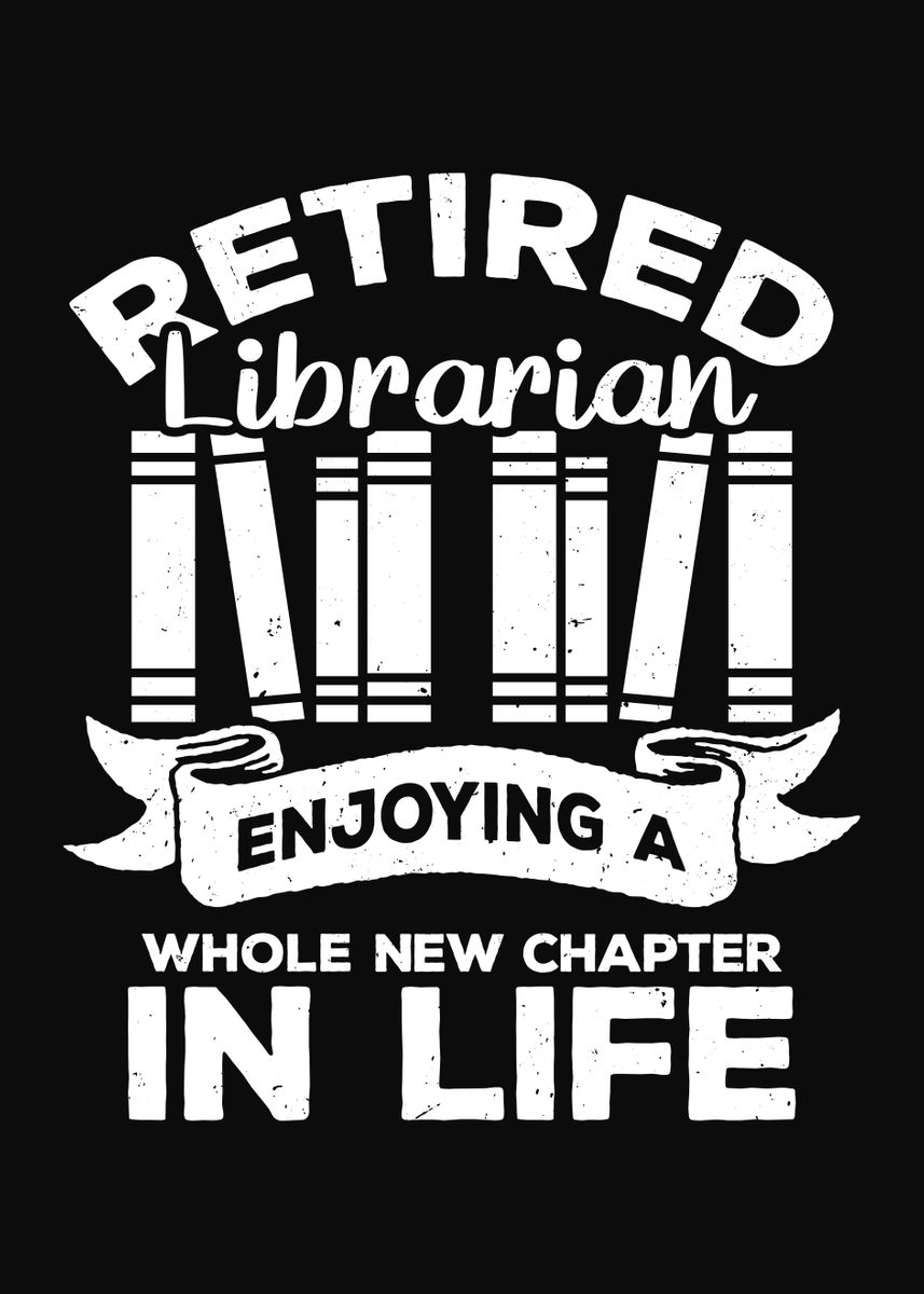 'Retired Librarian ' Poster by Marcel Doll | Displate