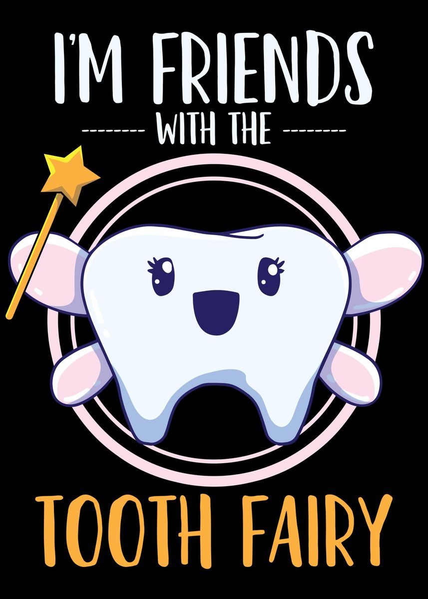 'Tooth Fairy' Poster, picture, metal print, paint by BLVCKPLATE | Displate