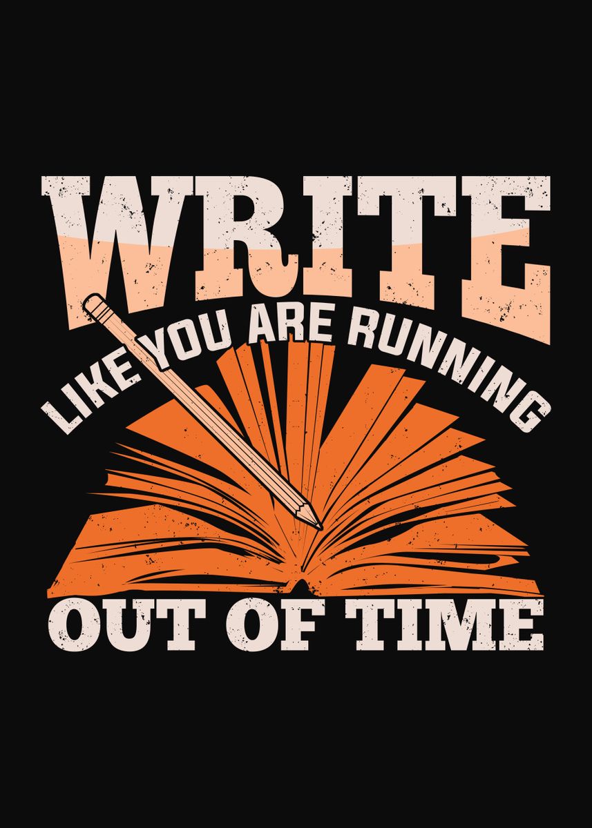 'Author Novelist Design' Poster by Marcel Doll | Displate