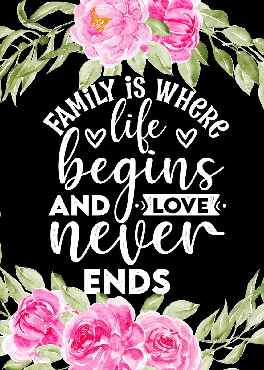 'Family' Poster by Juliana RW | Displate