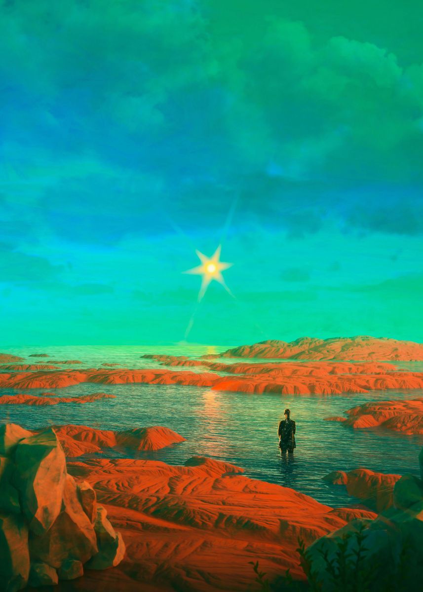 'Inner Space' Poster, picture, metal print, paint by Shorsh | Displate