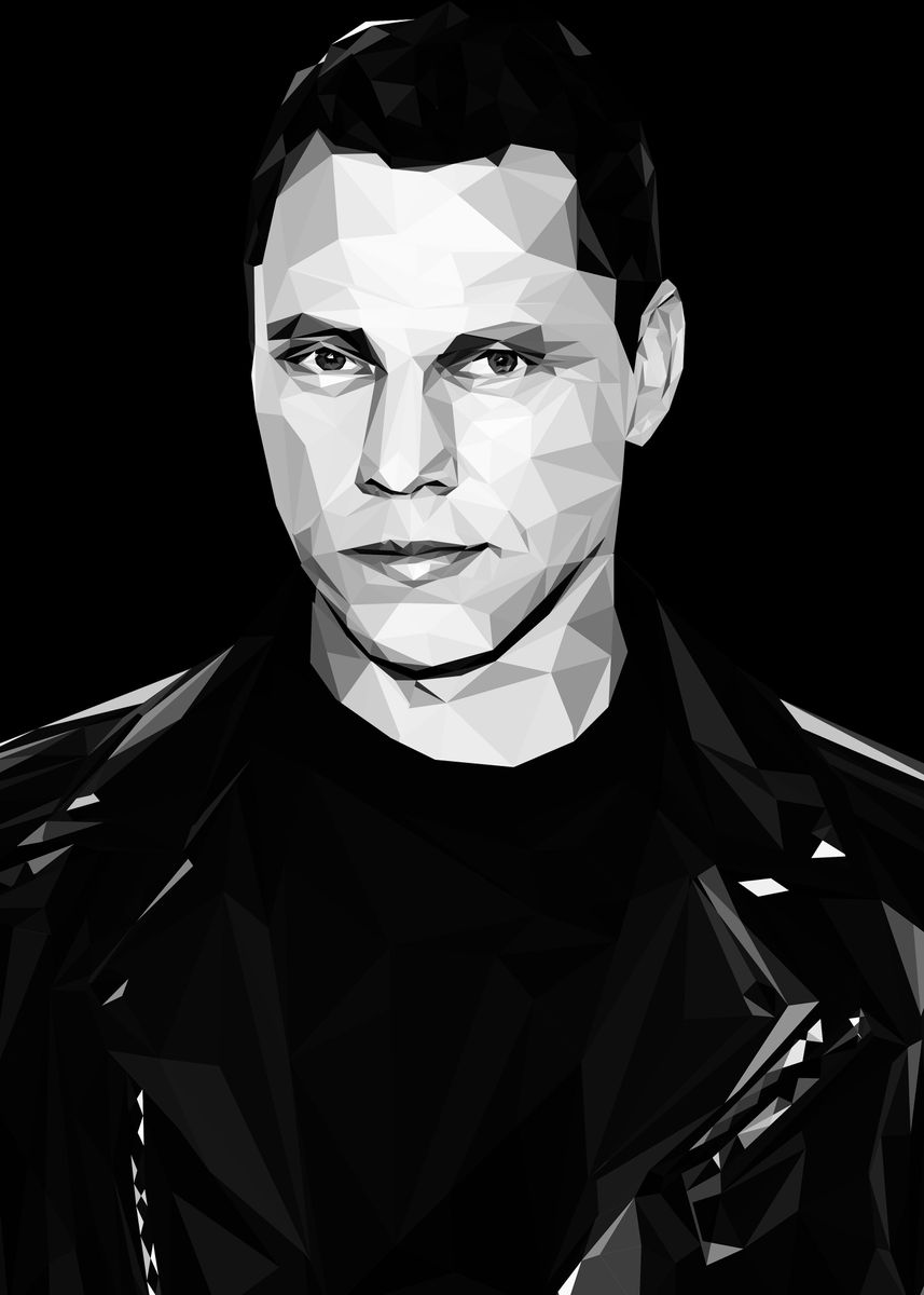 'Tiesto' Poster, picture, metal print, paint by Lowpoly Posters | Displate