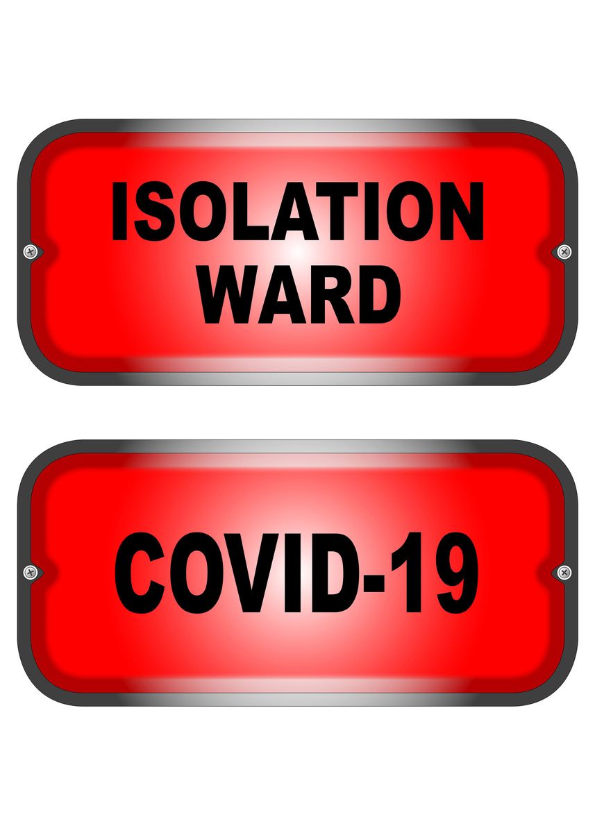 'Coronavirus Warning Sign' Poster, picture, metal print, paint by ...