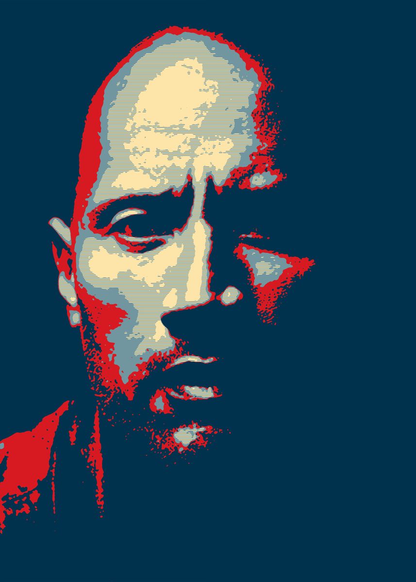 'Dwayne the rock Johnson' Poster, picture, metal print, paint by ...