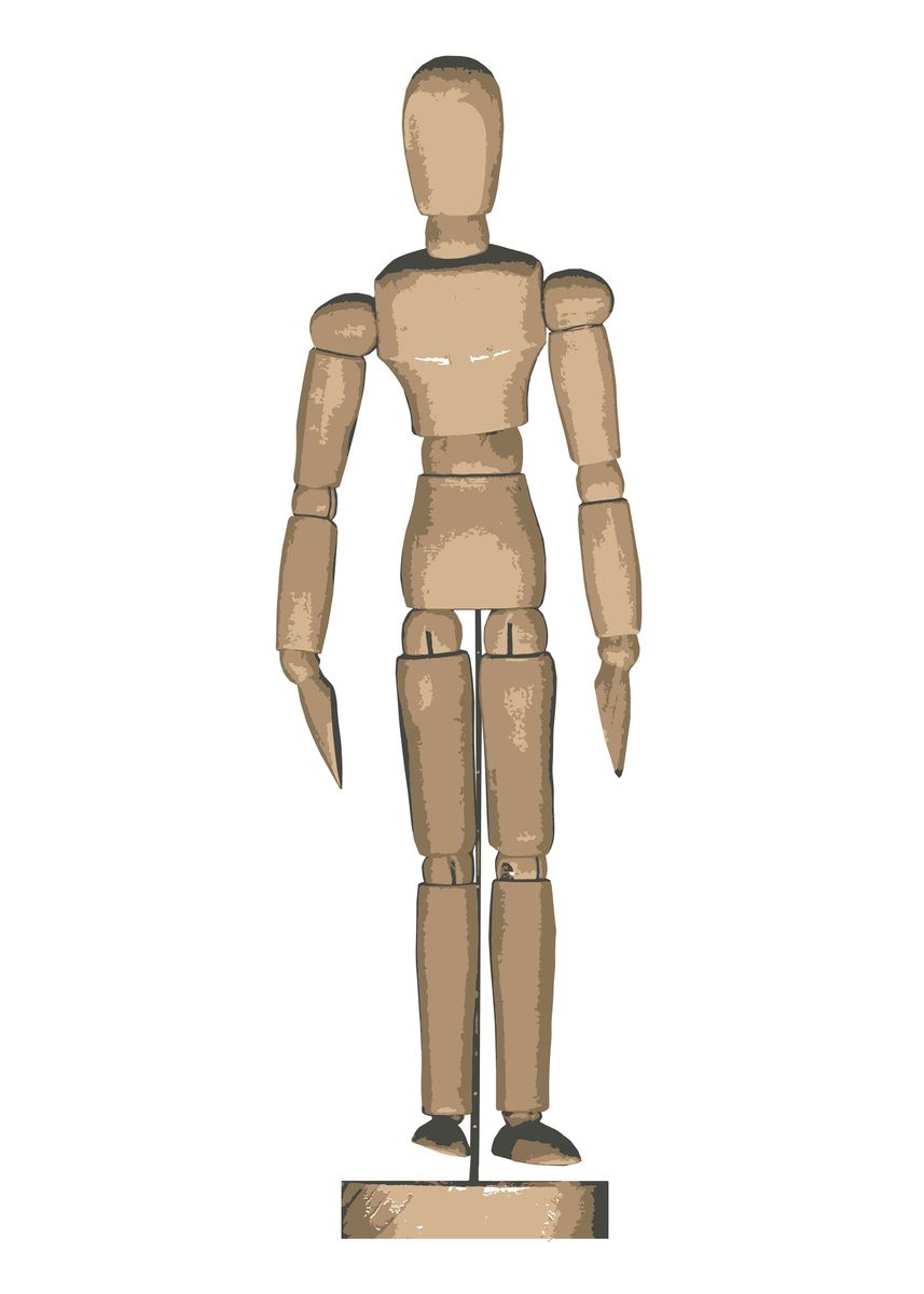 'Manikin' Poster, picture, metal print, paint by HomeStead Digital ...