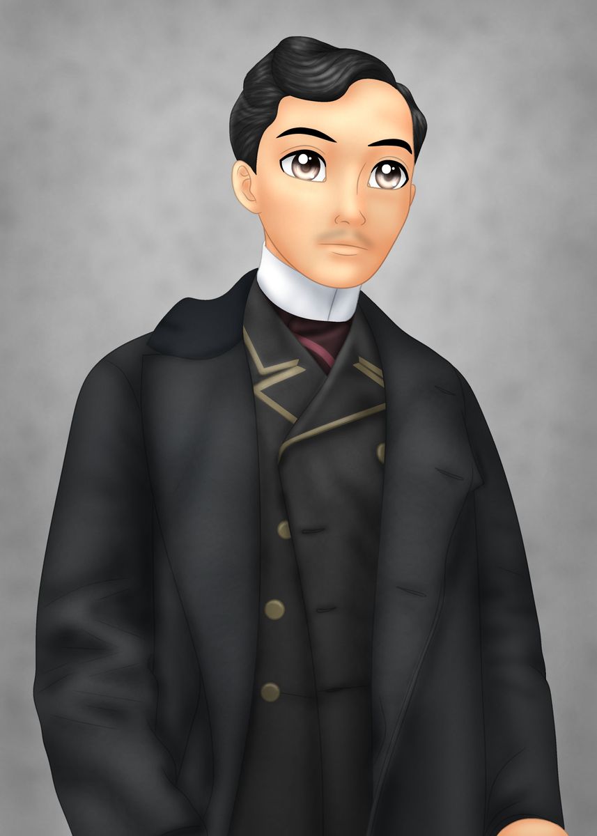 'Jose Protasio Rizal ' Poster, picture, metal print, paint by Ronald ...