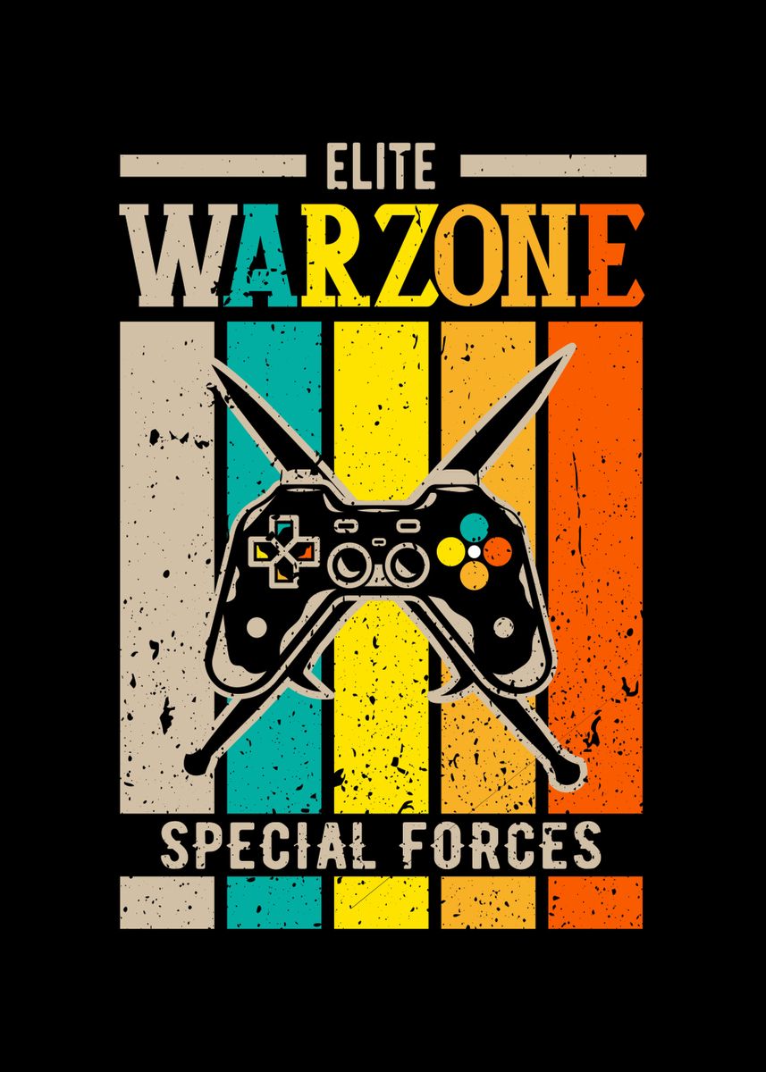'Elite Warzone Forces Gulag' Poster, picture, metal print, paint by ...