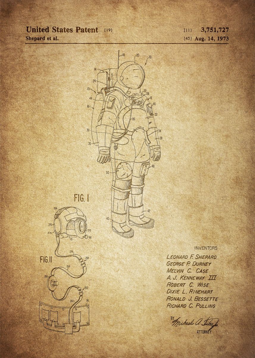 'Patent' Poster by Jack Studio | Displate