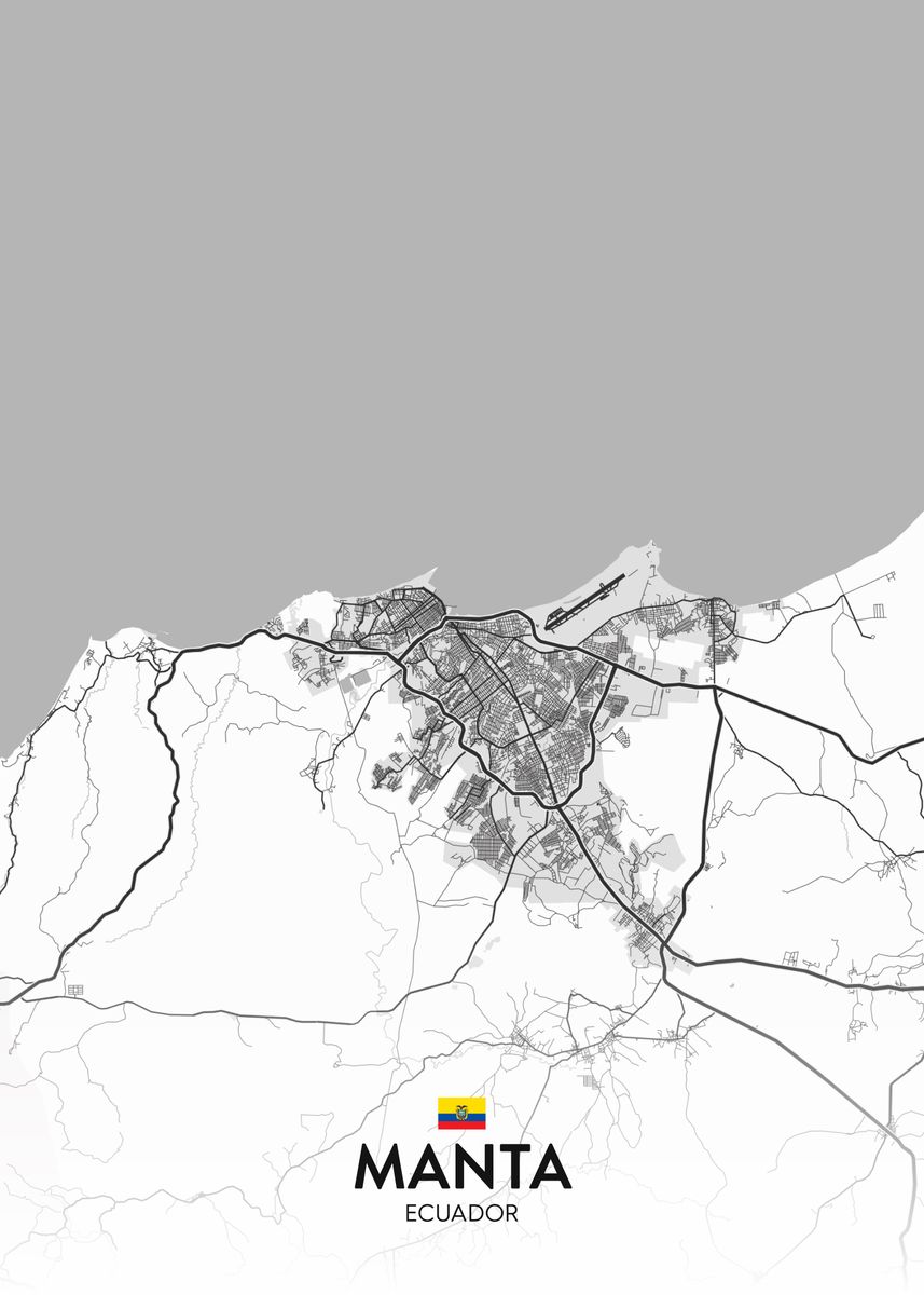 'Manta EC' Poster, picture, metal print, paint by IMR Designs | Displate