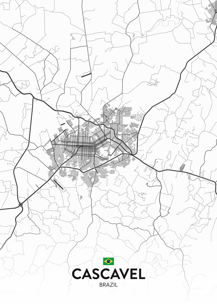 'Cascavel BR' Poster by IMR Designs | Displate