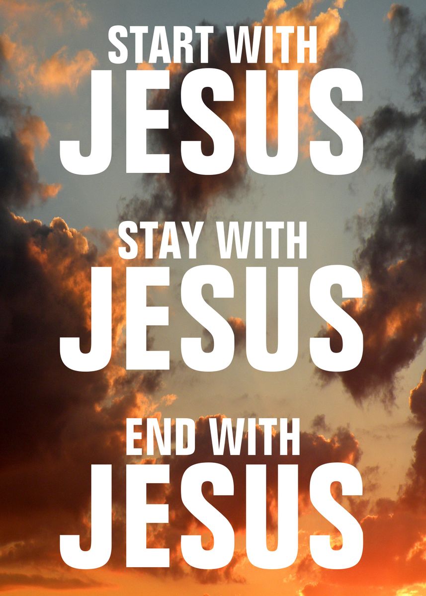 'Jesus Christ' Poster, picture, metal print, paint by Art Jiyuu | Displate