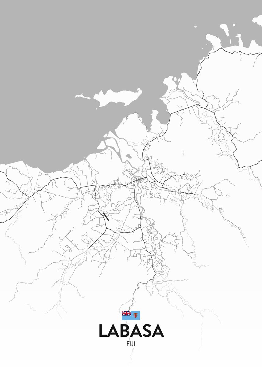 'Labasa FJ' Poster by IMR Designs | Displate