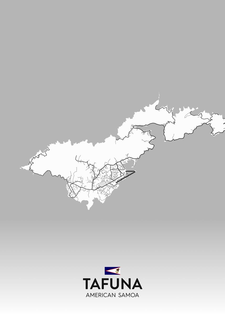 'Tafuna AS' Poster, picture, metal print, paint by IMR Designs | Displate