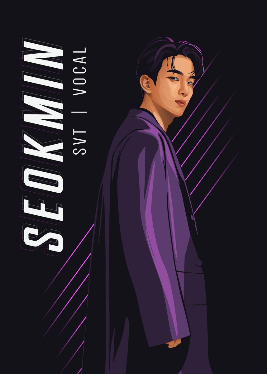 'SVT DK' Poster, picture, metal print, paint by Jane Valdez | Displate