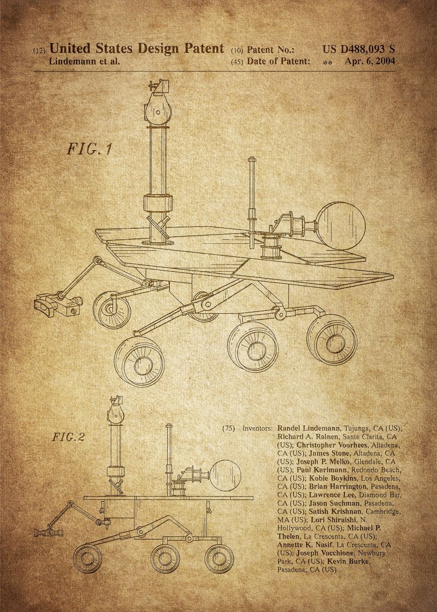 'Patent' Poster, picture, metal print, paint by Jack Studio | Displate
