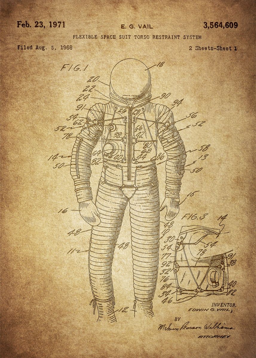 'Patent' Poster by Jack Studio | Displate