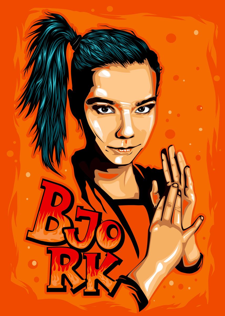 'bjork' Poster by Em sandia | Displate